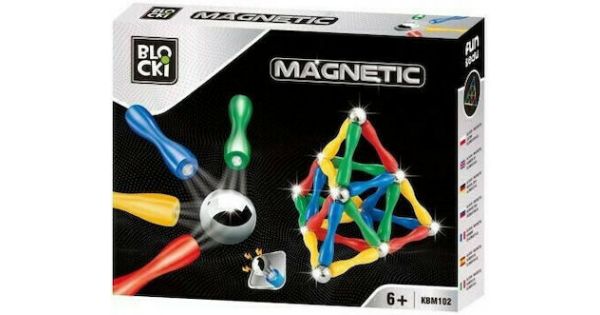 Blocki Εκπαιδευτικό Παιχνίδι Μαγνήτες 63 Τεμ. KBM102 | e-kagiafas